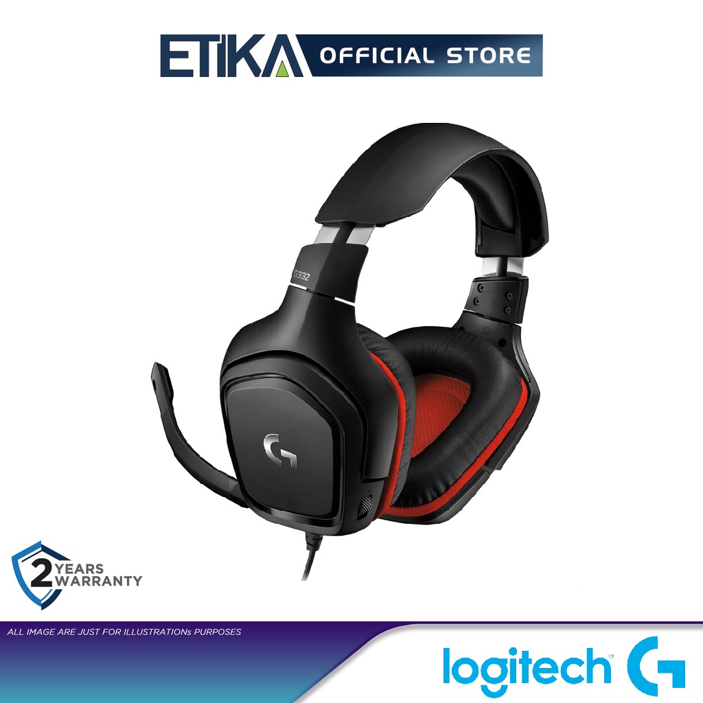Logitech G331 | Stereo Gaming Headset with Flip-To-Mute Mic | Suitable for PC, Mac, PS4, Xbox ...