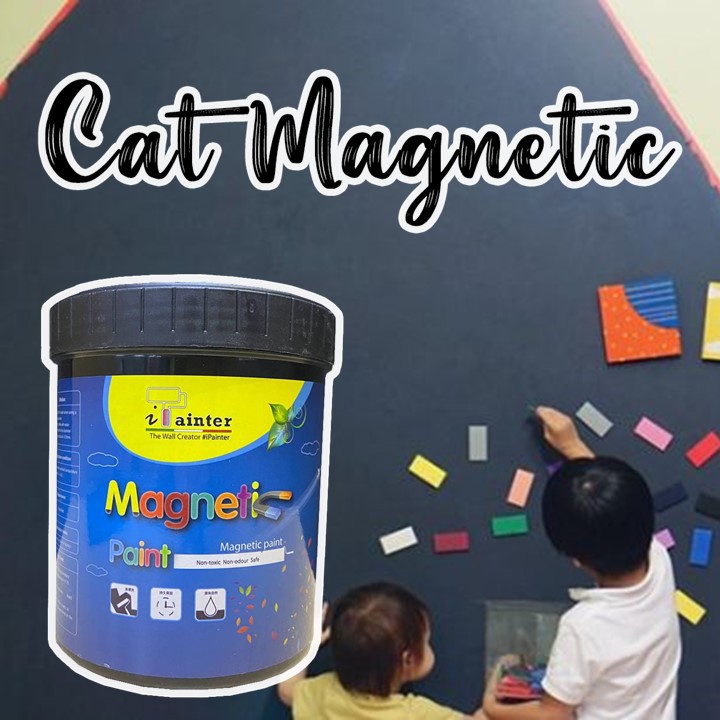Ready Stock Magnetic Paint / Cat Magnetic/ Magnet paint / Cat Magnet ...