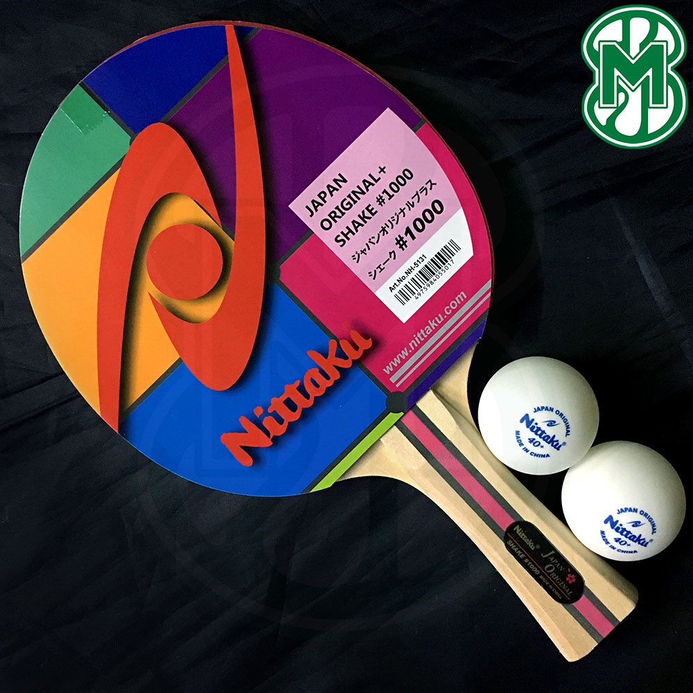 [ORIGINAL] NITTAKU Shake 1000, 1200 Table Tennis Bat | Shopee Malaysia