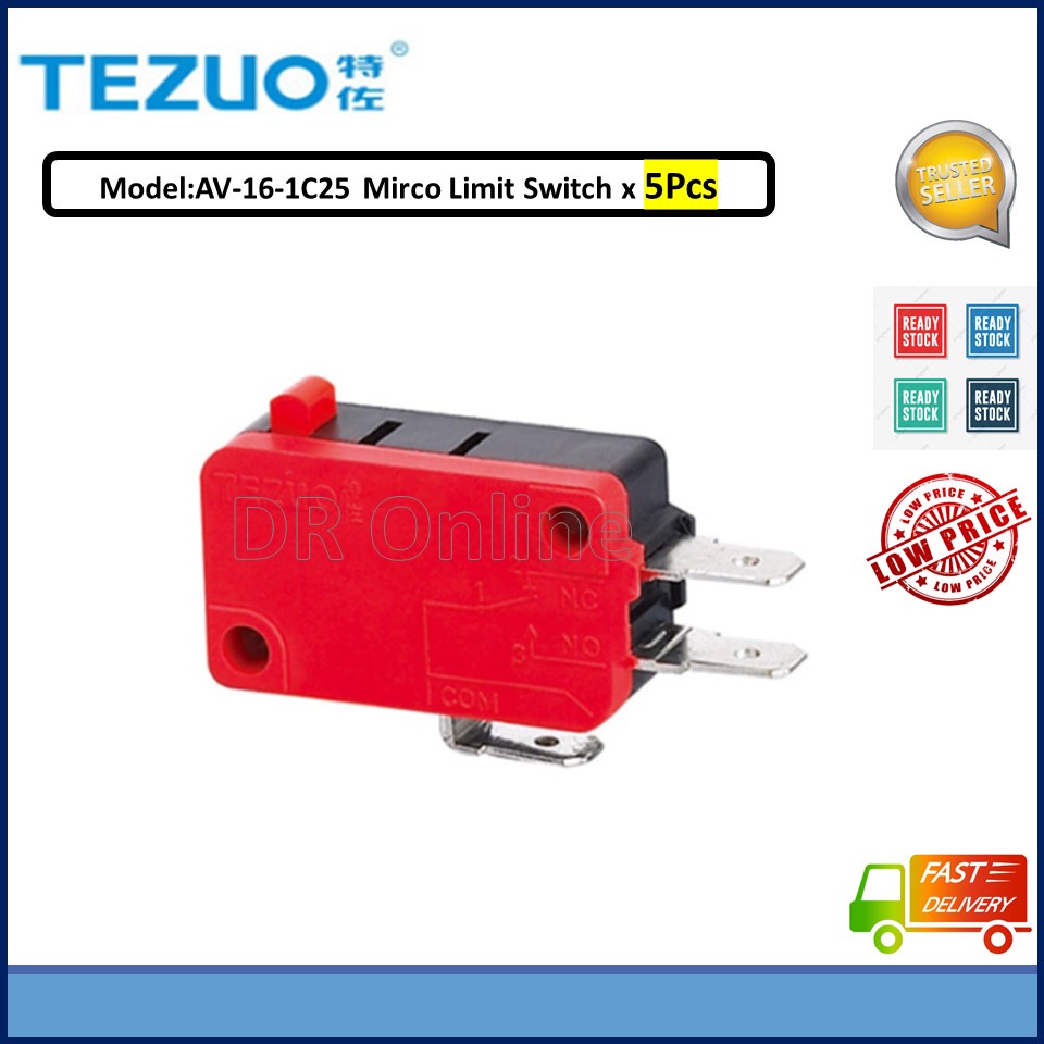 TEZUO MICRO LIMIT SWITCH ~ AV SERIES MIRCO SWITCHES | Shopee Malaysia