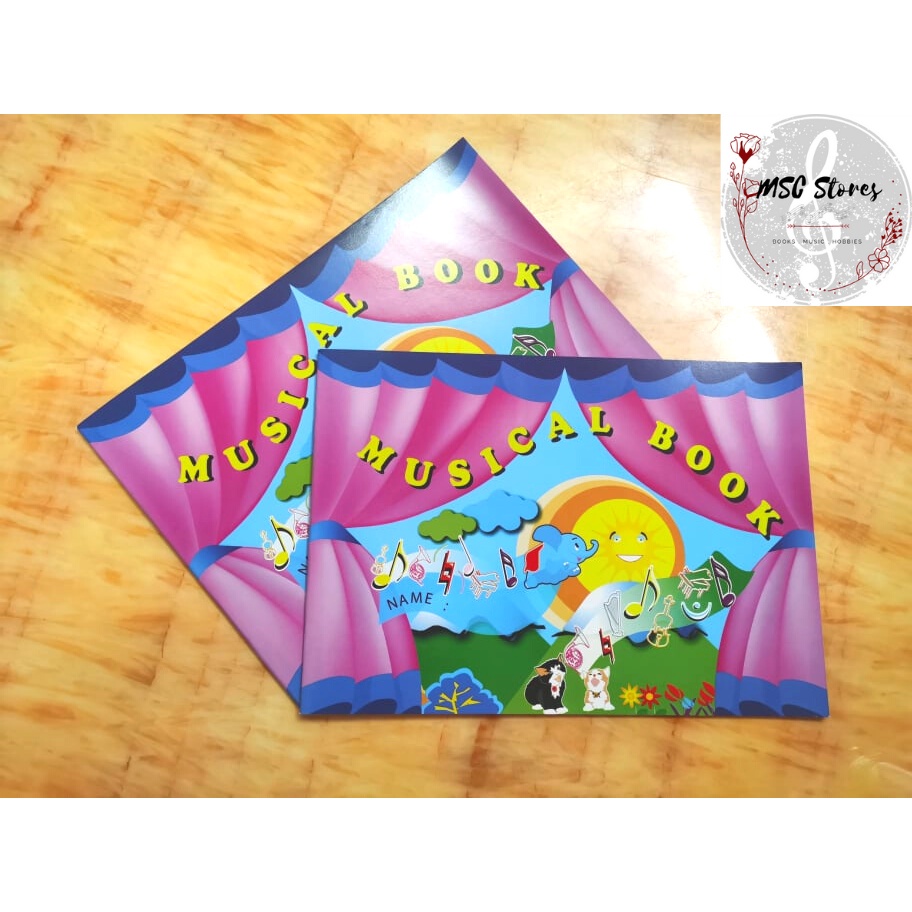 Manuscript Musical Book for Young Children ( 3 years old ~ 7 years old ...