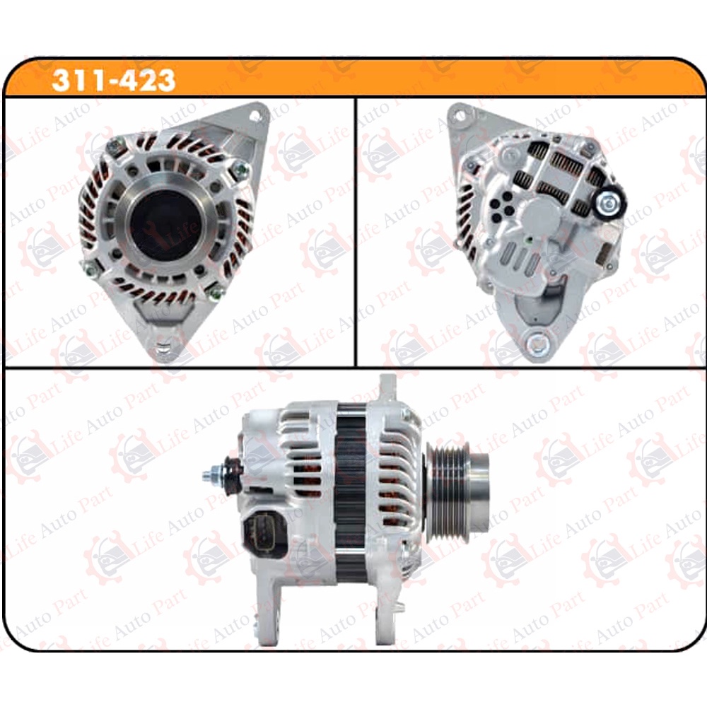 MITSUBISHI TRITON ALTERNATOR 90A 6PK 4PIN -NEW BARU (CLUTCH PULLY ...