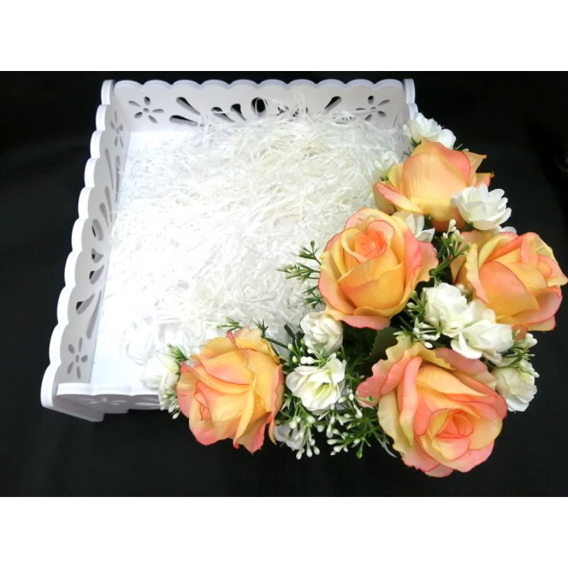 Dulang hantaran siap gubah pallet putih(5/7/9dulang) -108/109 | Shopee ...