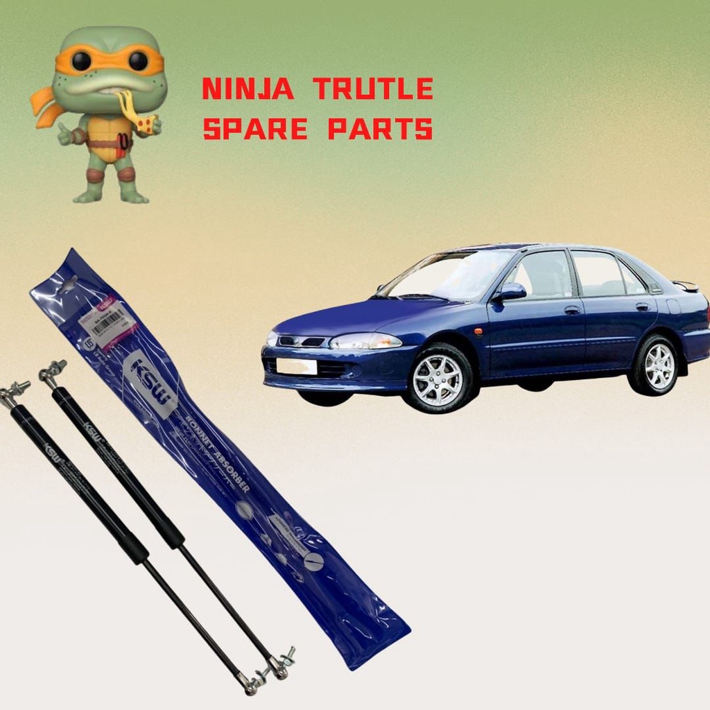 PROTON WIRA AEROBACK Rear Boot Absorber / Rear Bonnet Absorber / Rear ...