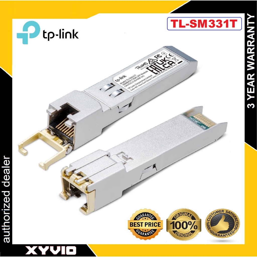 TP-LINK TL-SM331T / TL-SM5310-T 1000Base/10GBase RJ45 SFP/SFP+ Module | Shopee Malaysia