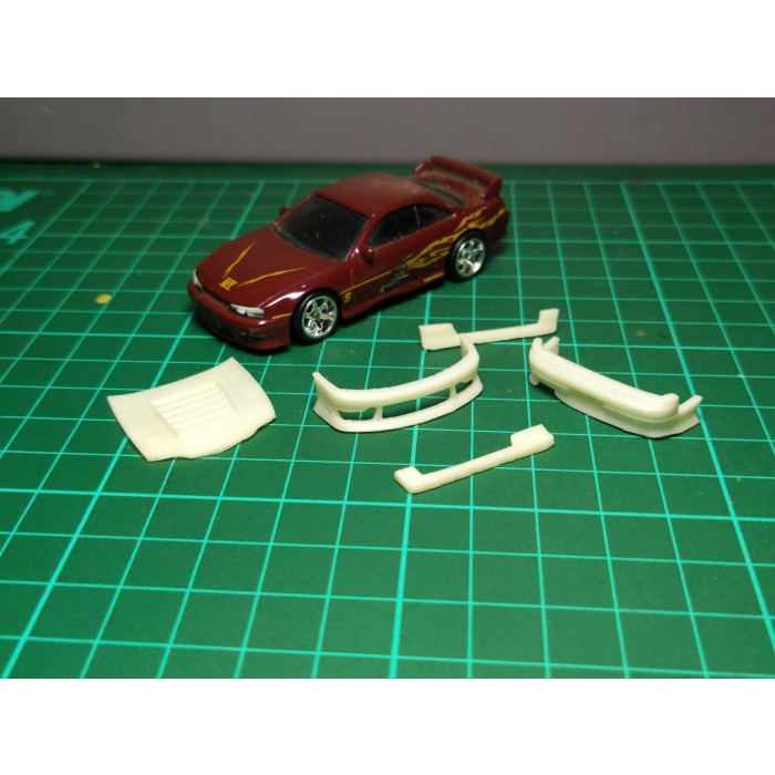 Bn sports wide body kit for S14 Kouki Hotwheels 1:64 | Shopee Malaysia