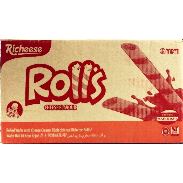 (CTN) NABATI RICHEESE ROLLS (6 BOXES X 20 X 8g) | Shopee Malaysia