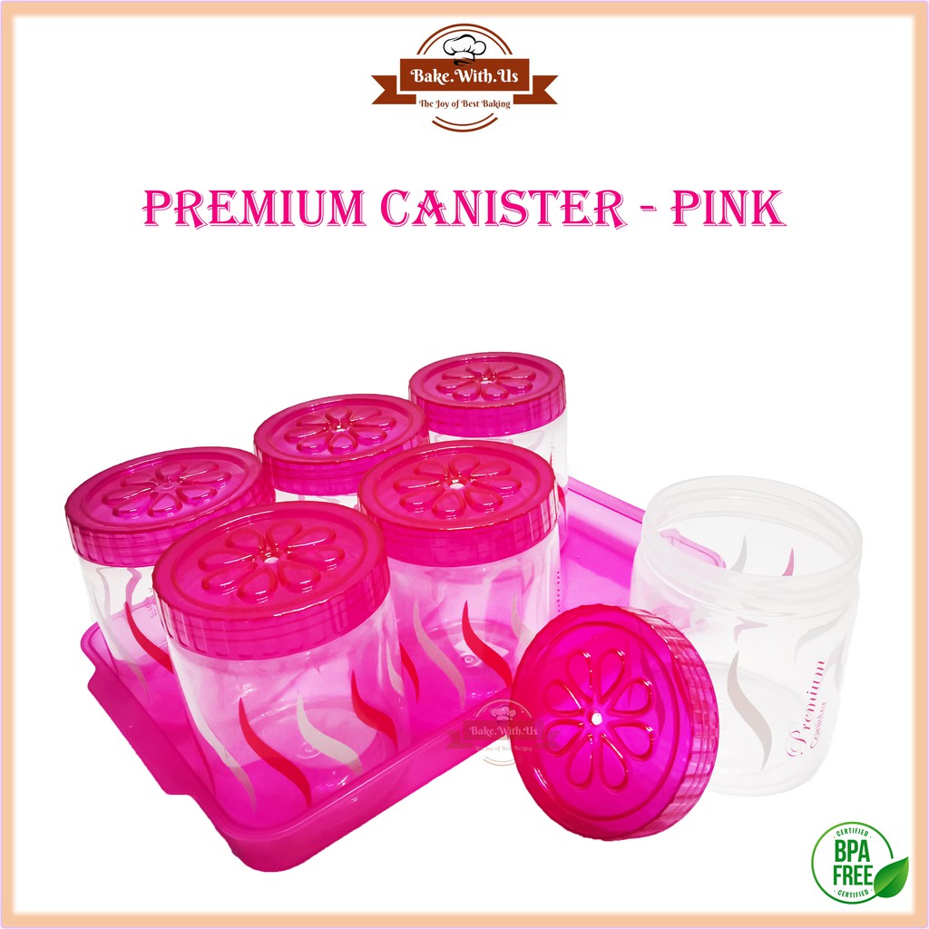 6pcs Container Set + 1pc Serving Plate | Bekas Kuih Raya | Botol Kuih ...