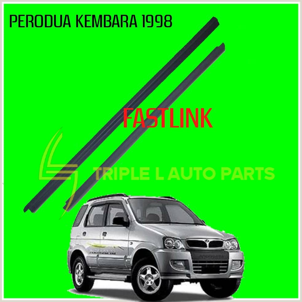 PERODUA KEMBARA 1998 MOULDING DOOR GLASS OUTER / GETAH LUAR CERMIN ...