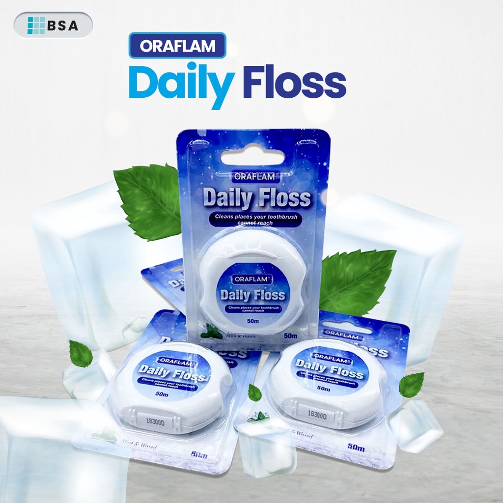 Oraflam Daily Floss (50m) | Shopee Malaysia