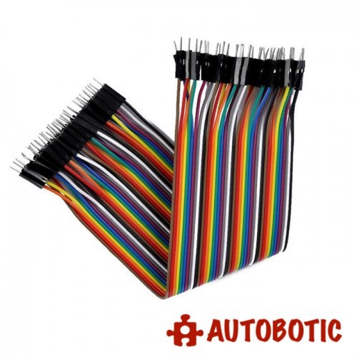 Male To Male Arduino Breadboard Dupont Jumper Wires (40p-30cm) | Shopee ...