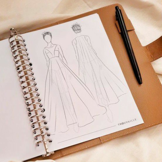 Fill in the A5 Binder / Fashion Sketch Book / Fashion Design Binder ...