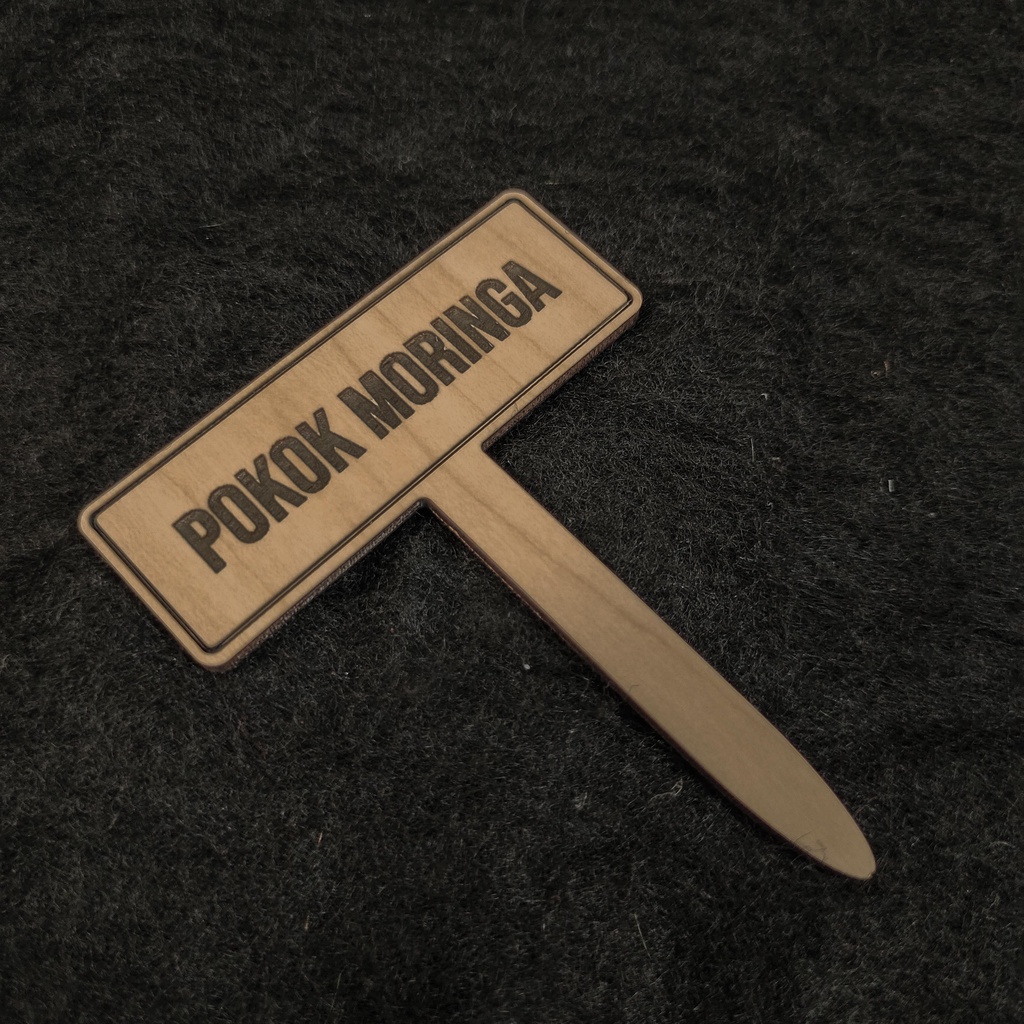 Label Pokok Kayu /Plant Tag/Plant Label/Penanda Pokok/Plant Tag / Plant ...