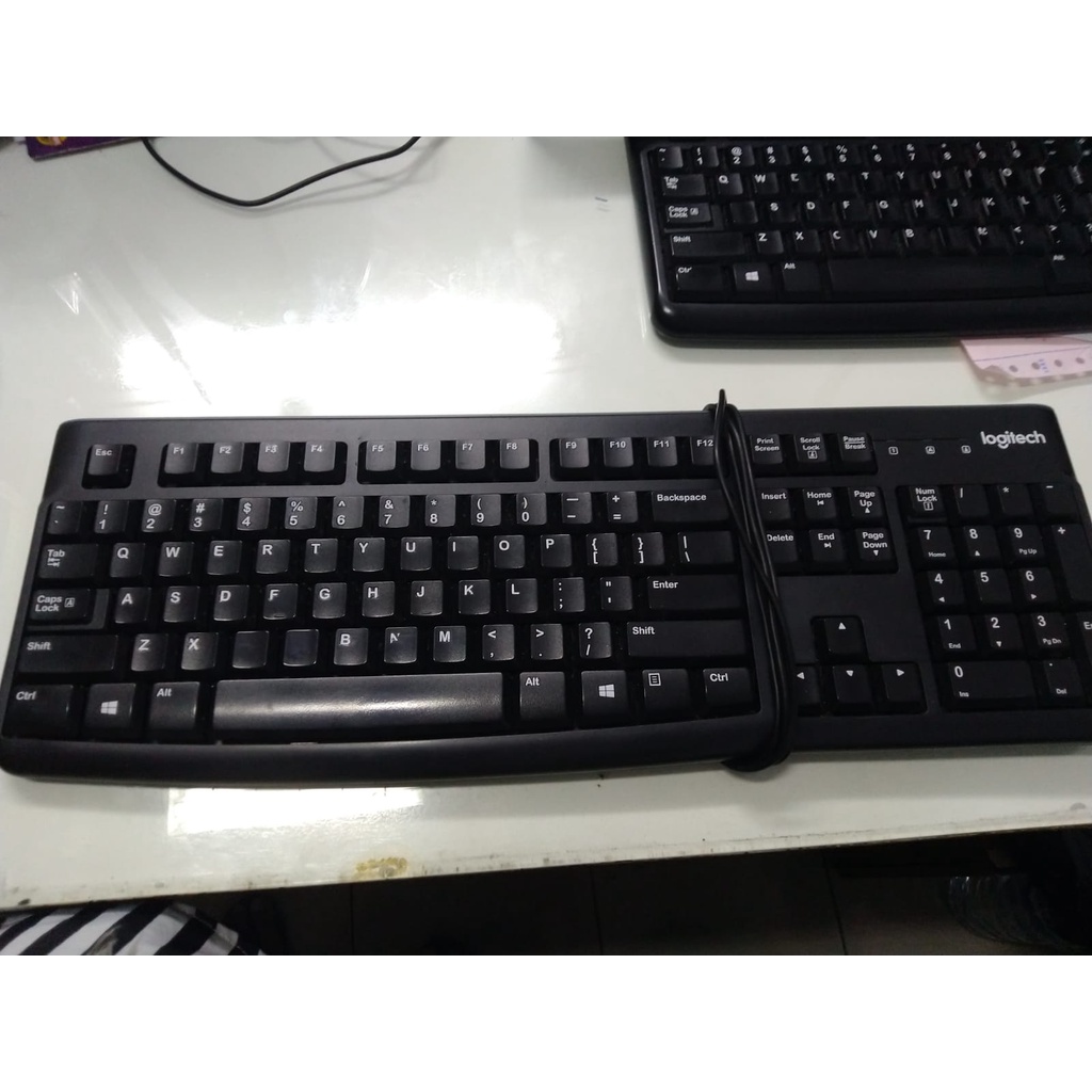 Logitech K120 USB Keyboard Original Second | Shopee Malaysia