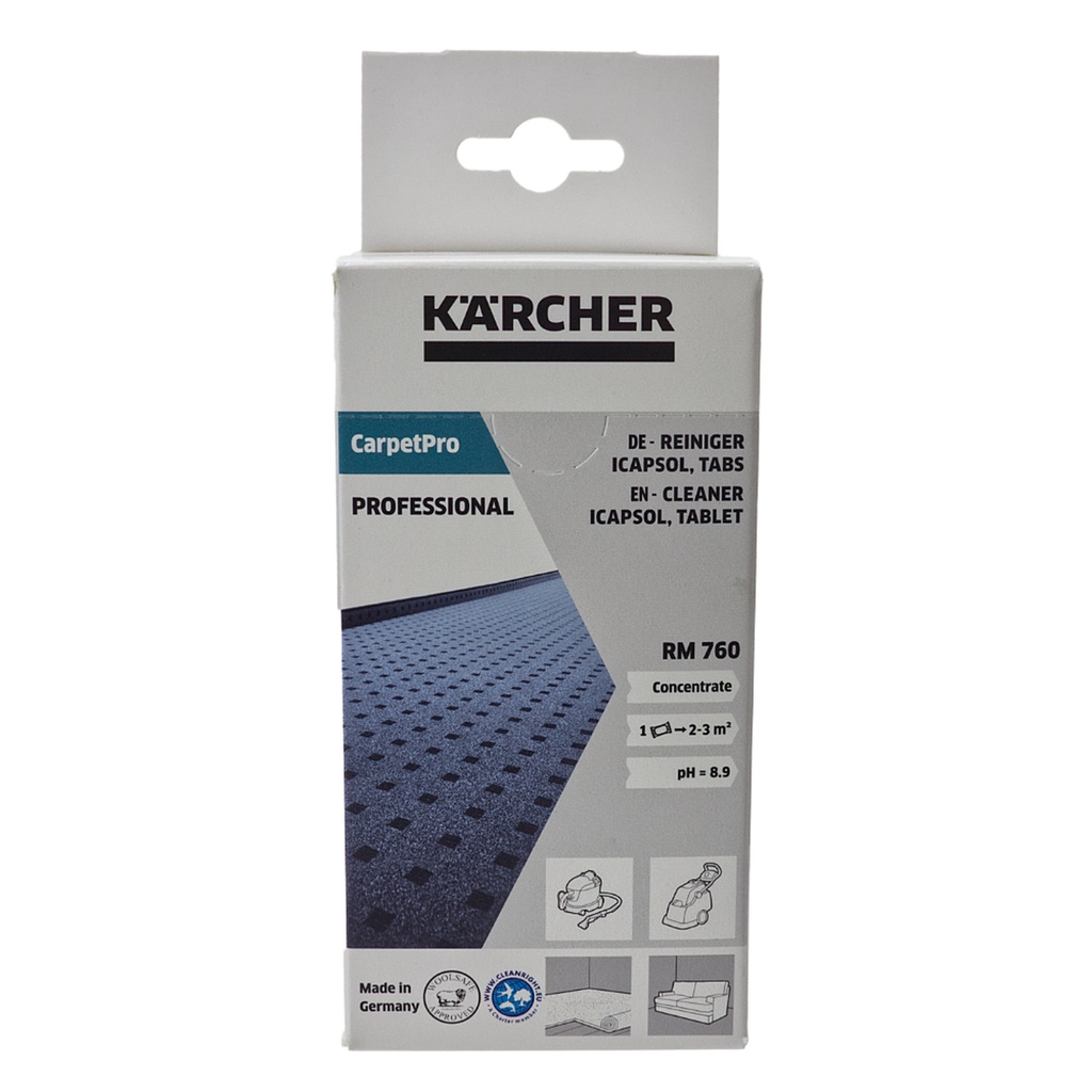 Karcher 62960790 Carpet Cleaner Cleaning Agents 16 Tablets for PUZZI 10 ...