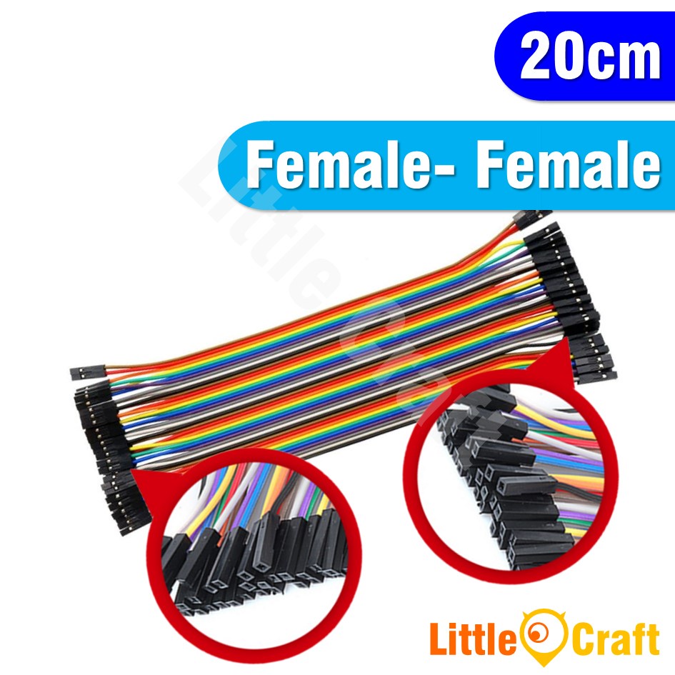 Arduino Dupont Jumper Wire 40 Way 2.54mm 10cm 20cm 30cm Male to Male ...