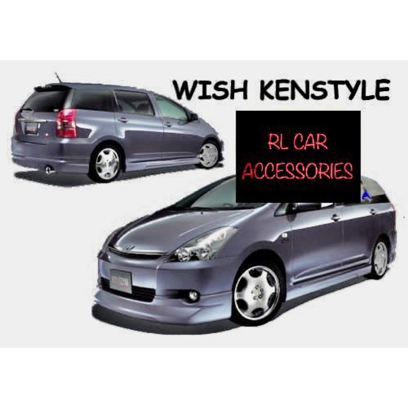 Toyota wish 2003 2004 2005 old facelift ZNE10 Legend kenstyle bodykit ...