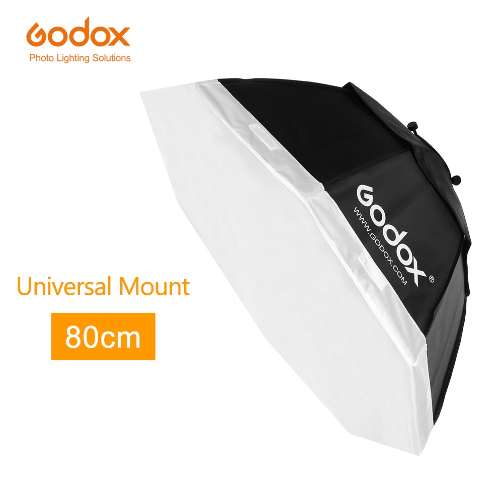 Godox Pro 31.5 80cm Octagon Softbox Universal Mount Studio Strobe ...
