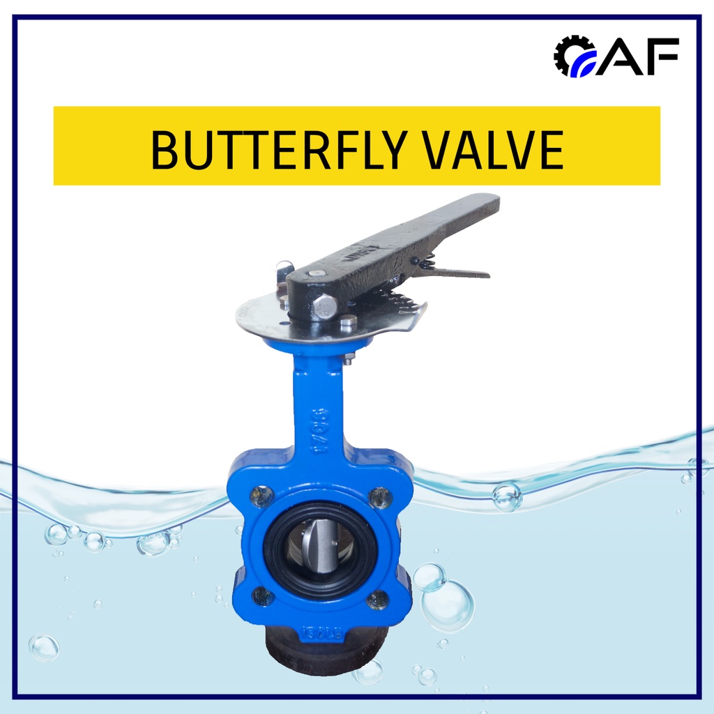 Cast Iron Butterfly Valve, 1 1/2” to 6” Bolt End Lug Type, Manual ...