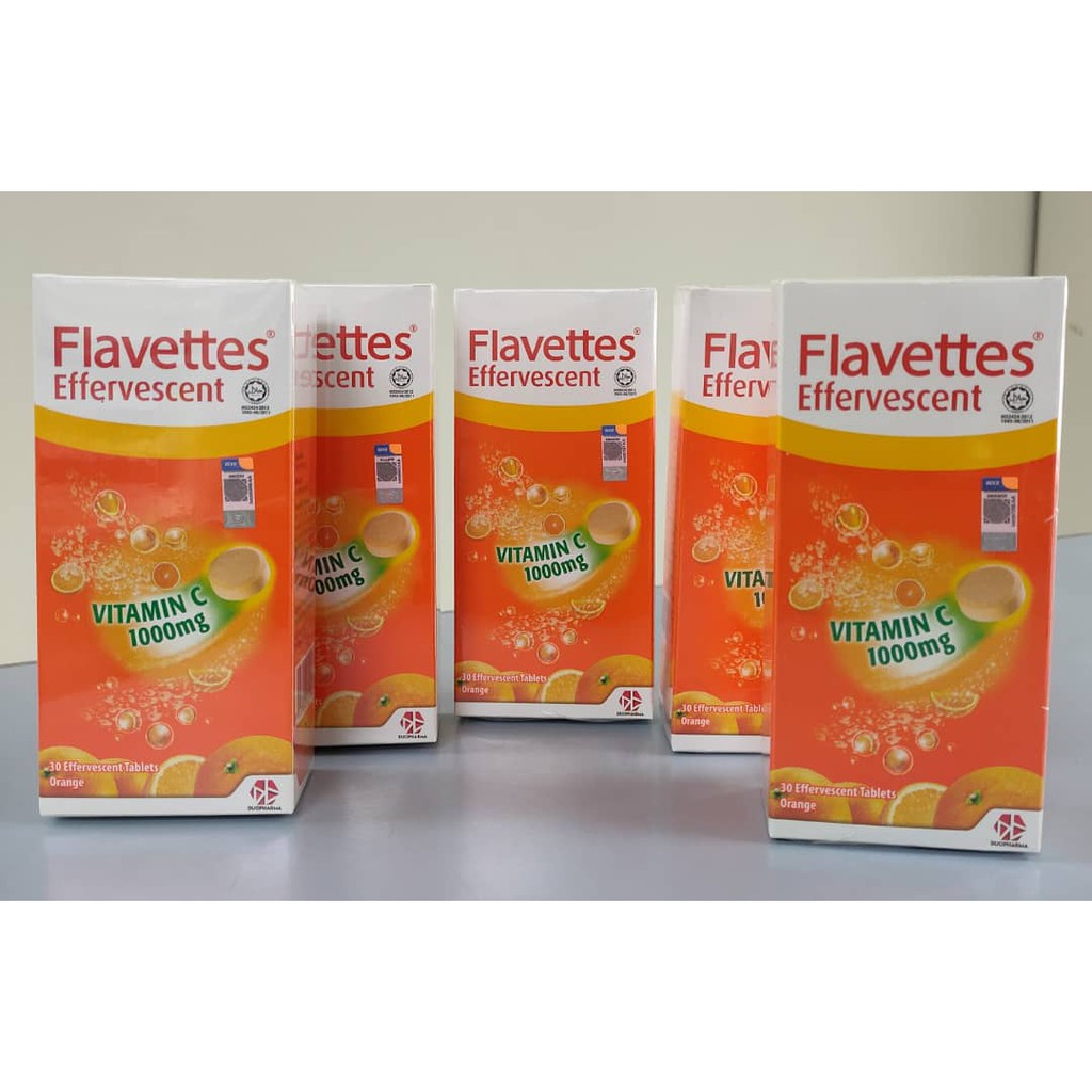 Flavettes Effervescence Vitamin C 1000mg | Shopee Malaysia