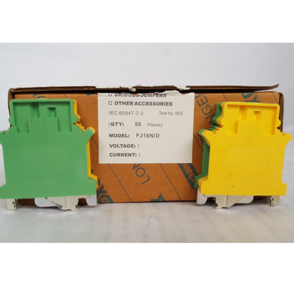 BLOX Earth terminal block FJ3N/D FJ5N/D FJ6N/D FJ10N/D FJ16N/D FJ35N/DL ...