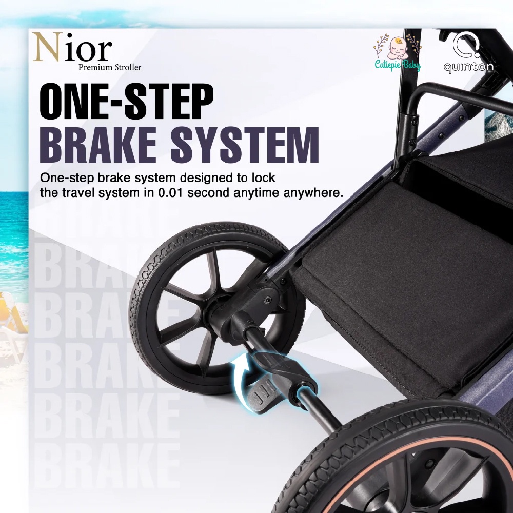 Quinton Nior One Push Folding System for 2-way Facing Baby Stroller ...