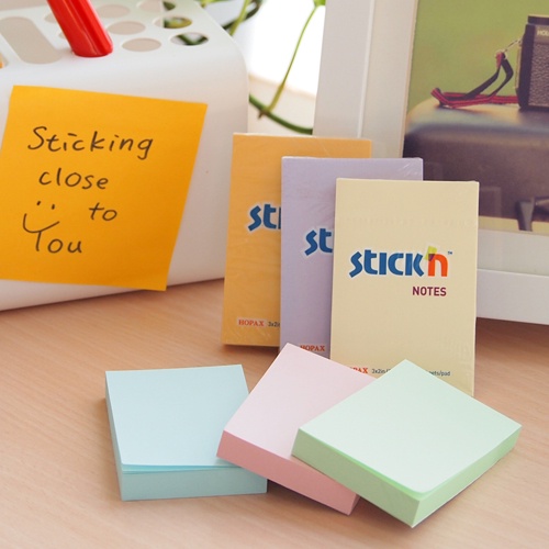 HOPAX Sticky Note / Mini Memo Pad Stick'N Notes 76x51mm 2x3 2 x 3 21006 ...