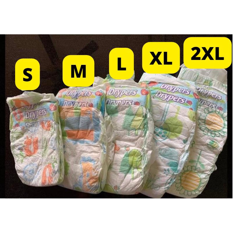 DRYPERS DIAPER by 50’s (NB-2XL) | Shopee Malaysia