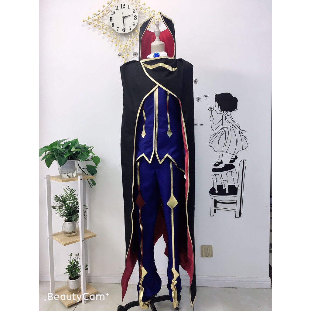 Code Geass Rebellious Lelouch R2 Zero cosplay Costume | Shopee Malaysia