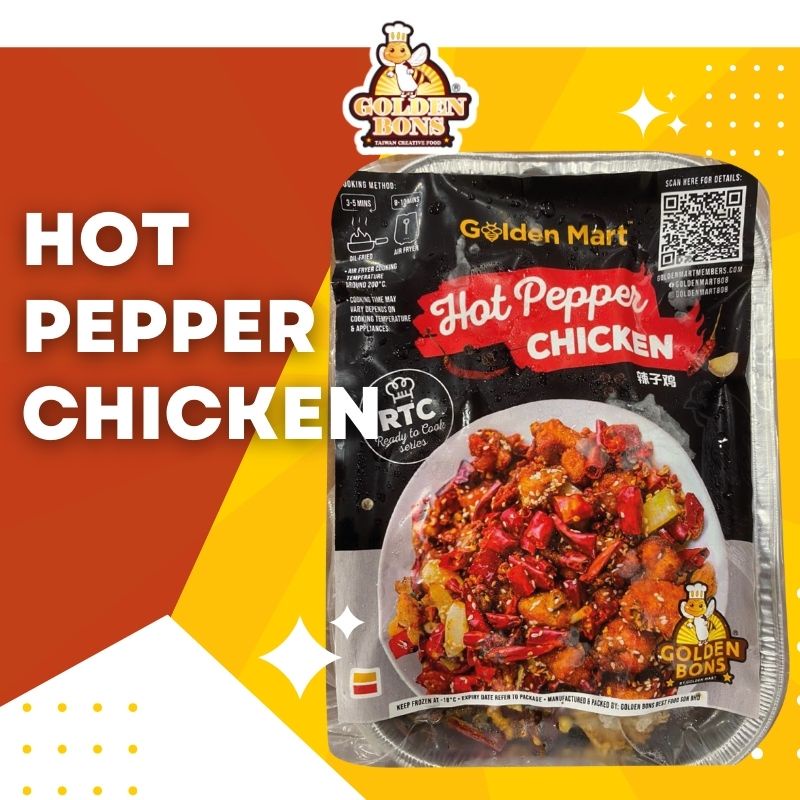 Golden Bons Frozen Food 【Hot Pepper Chicken 辣子鸡】 (200GRAM/PKT) | Shopee ...