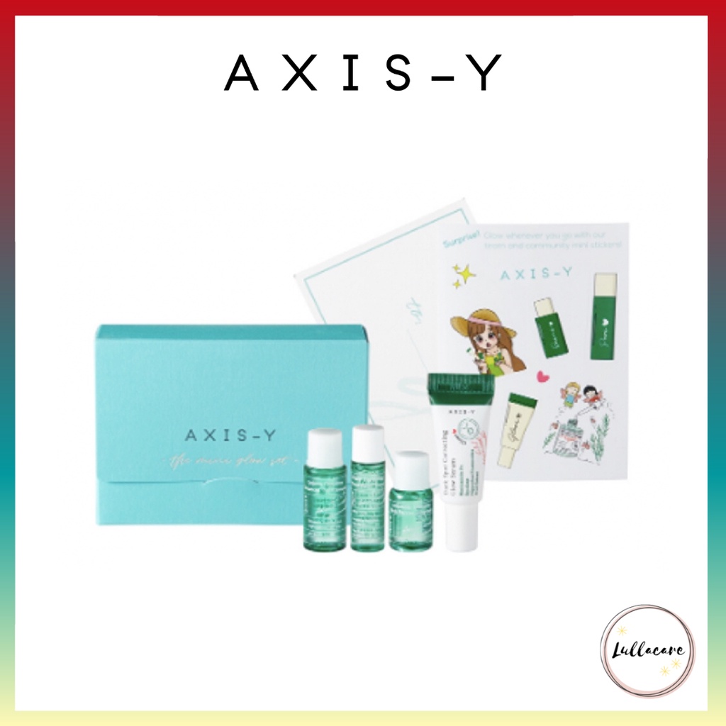 Axis Y Mini Glow Set with Free Stickers [Control Oil Level, Reduce Acne ...