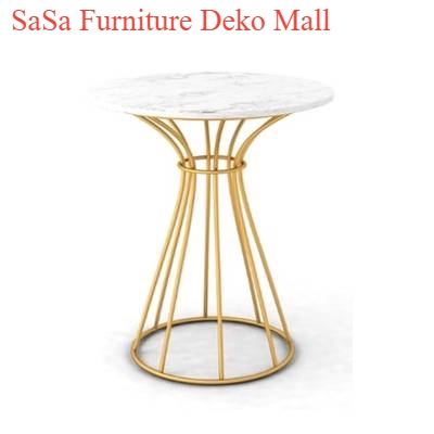SaSa Furniture Deko Mall Meja Sisi Modern Marble Top Nordic Side Table ...