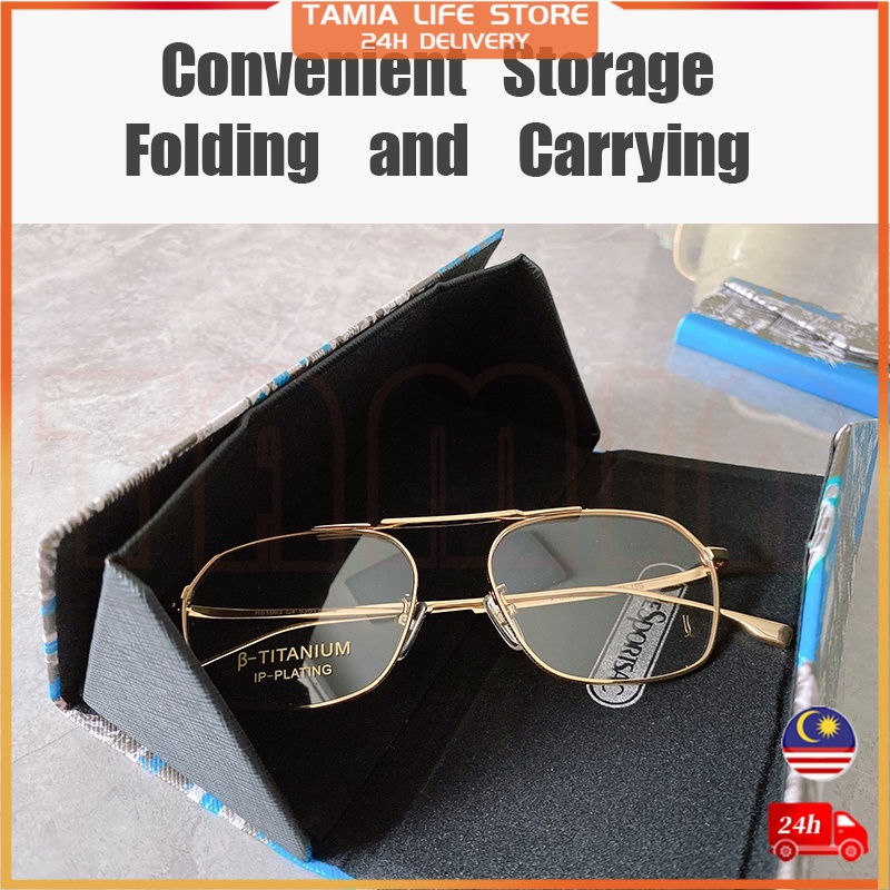 Folding Glasses Box Portable Pen Box Glasses Case Pen Case Small Things ...
