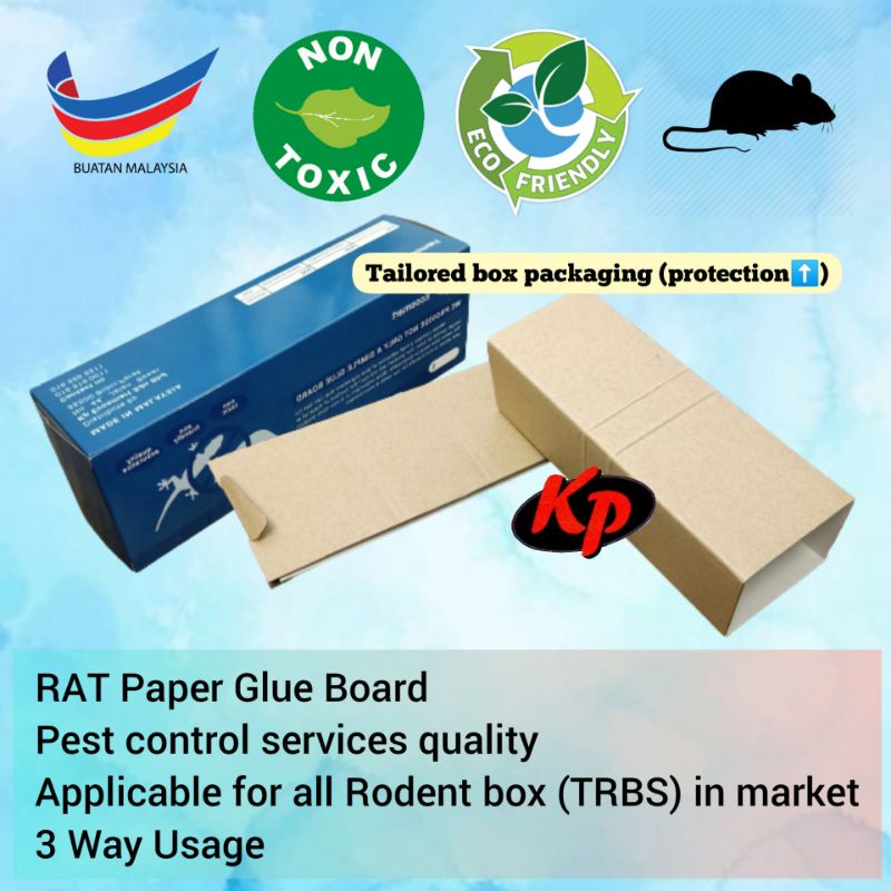 4 IN 1 - Eco Friendly Pest Control Paper Rat Glue Board | Shopee Malaysia