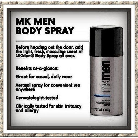MK MEN BODY SPRAY MKMEN ( READYSTOCK) | Shopee Malaysia