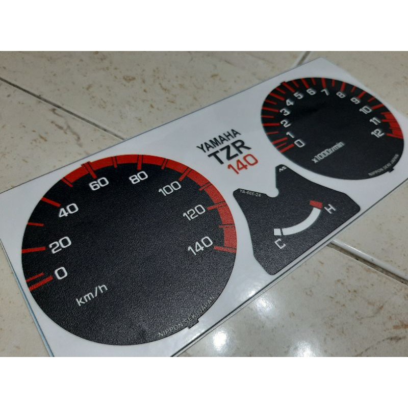 Stiker meter yamaha TZR (140KMH) | Shopee Malaysia