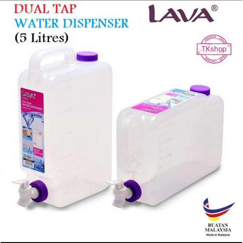 LAVA 5L Dual Tap Water Dispenser WDP500P | Shopee Malaysia