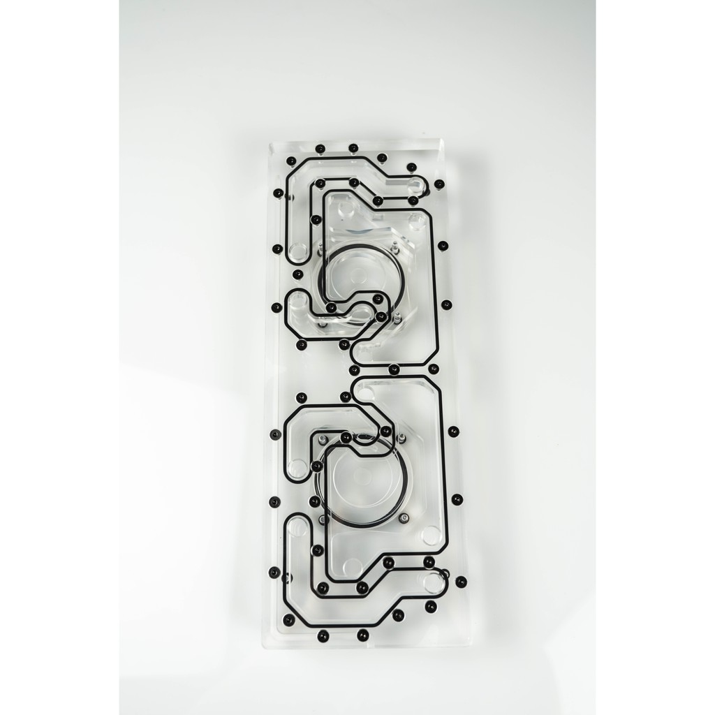 Dynamic XL Side Water Distribution Plates Dual D5 Pump Model | Shopee ...