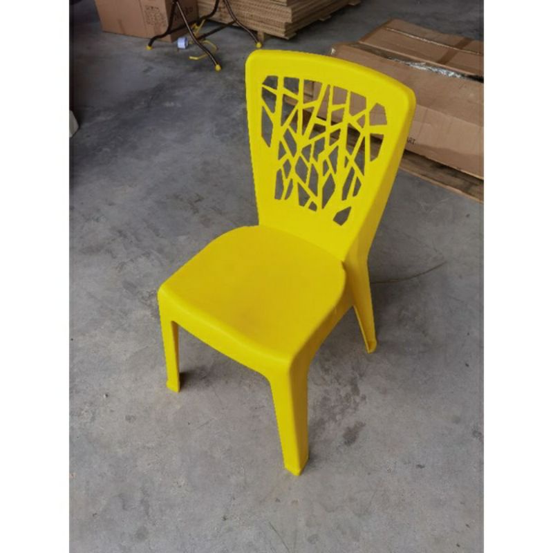 4unit 6 unit 3V High Quality Stackable Dining Plastic Chair kerusi ...