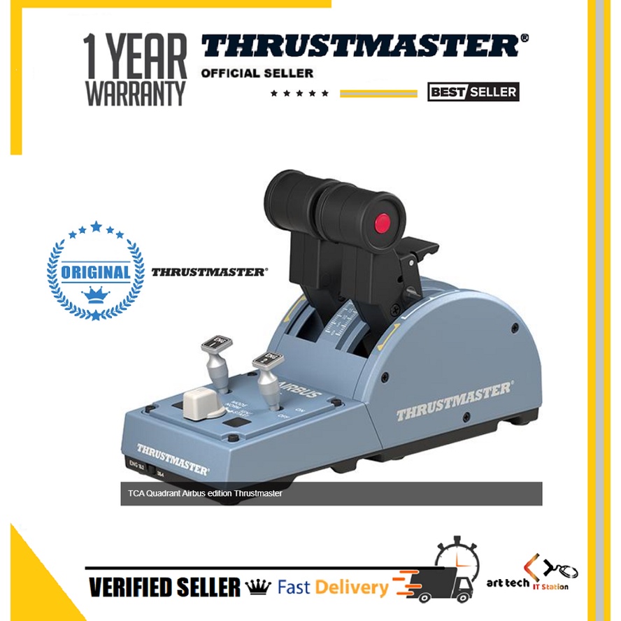 THRUSTMASTER TCA Quadrant Airbus edition (2960840) | Shopee Malaysia
