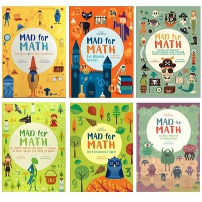 Buku : Mad for Math: The Wizard School / Spy School / Fractions ...