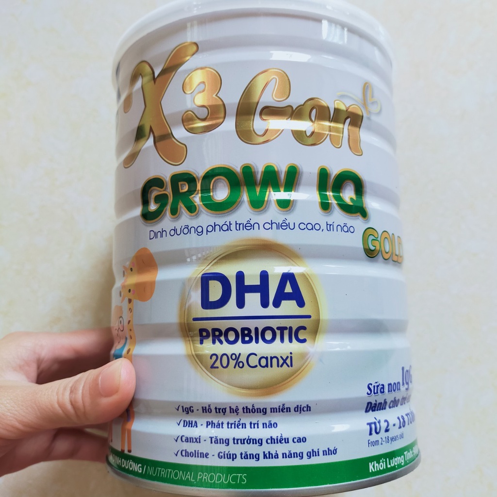 Milk SUPPORTS HEIGHT AND IQ INCREASE FOR BABY X3 GON GROW IQ 900G ...