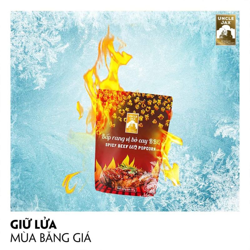Shock COMBO 5 packs of Uncle jax BBQ spicy beef popcorn | Shopee Malaysia