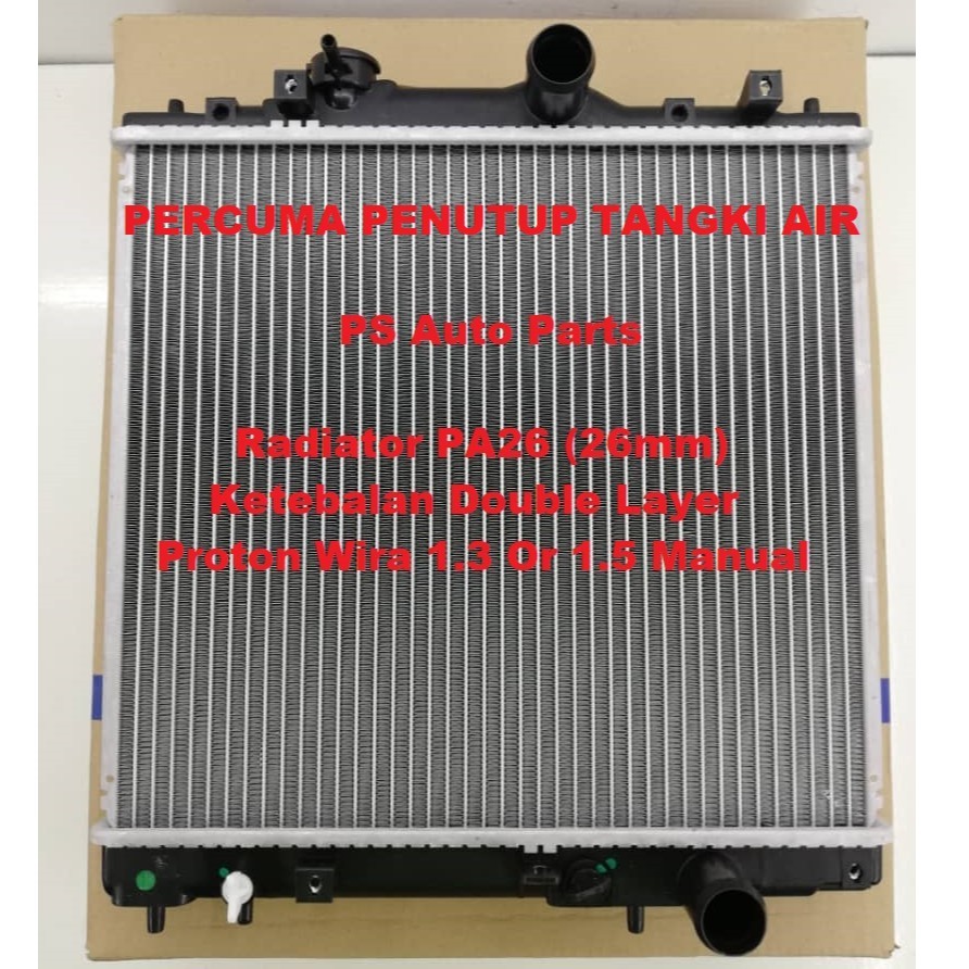 (PERCUMA PENUTUP) Radiator Proton Wira 1.5 Manual Tangki Air Kereta ...