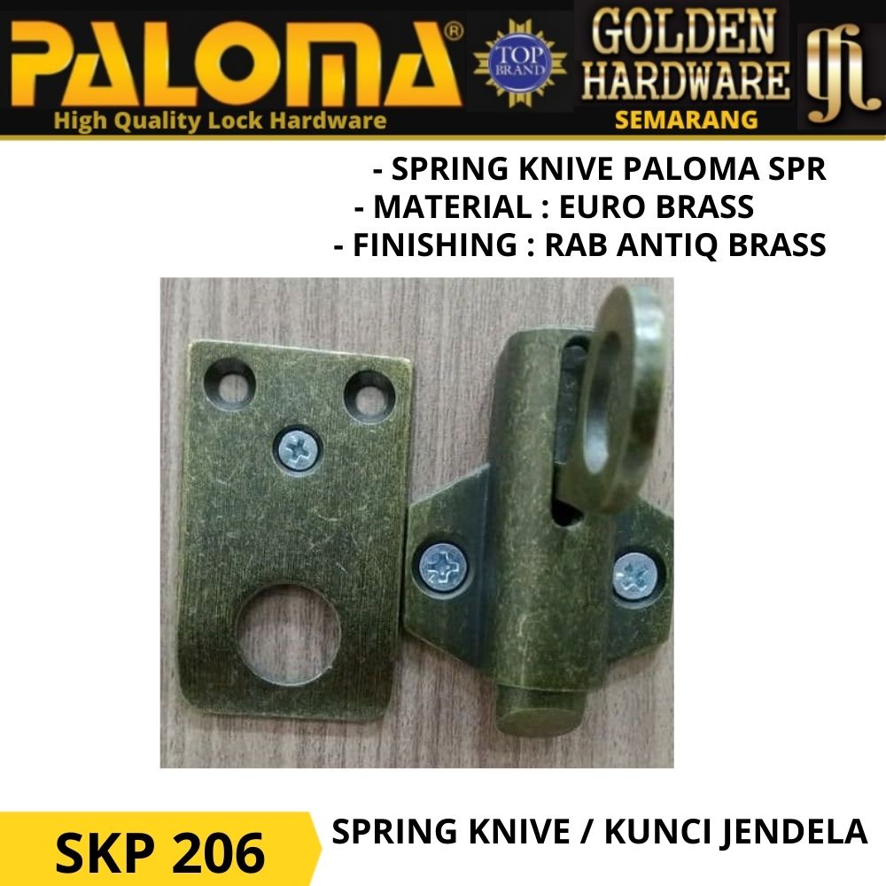 Spring Knive PALOMA SKP 206 SUPERIOR | Window Lock | Knip Knip | Shopee ...