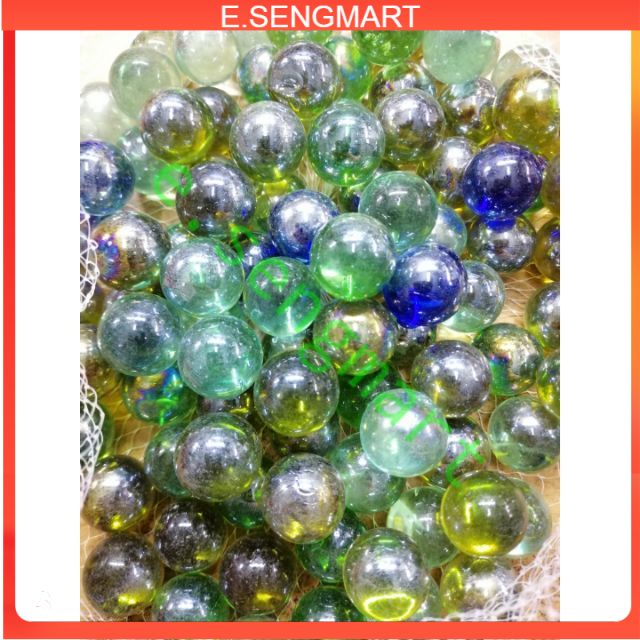 Guli metalik (kaca) (15mm) 20pcs | Shopee Malaysia