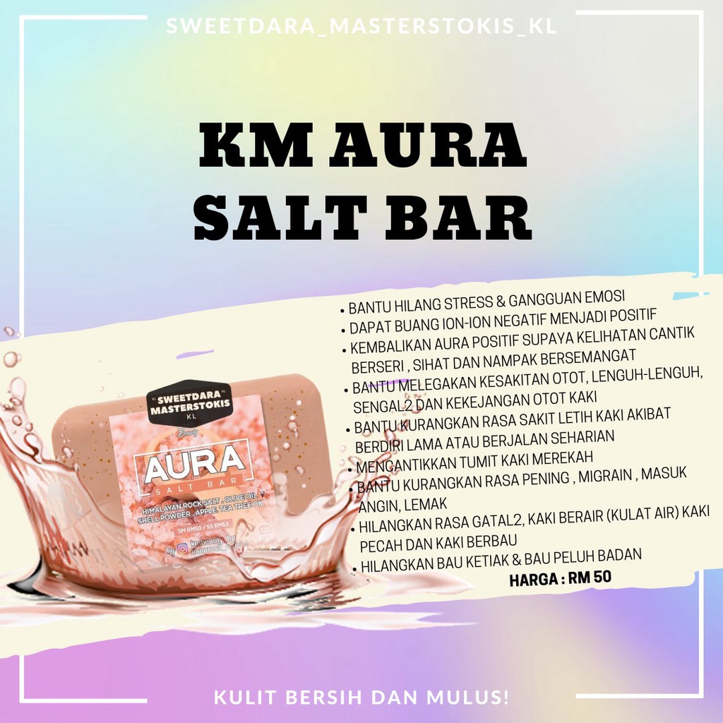 KM AURA ( SABUN GARAM BUKIT) | Shopee Malaysia