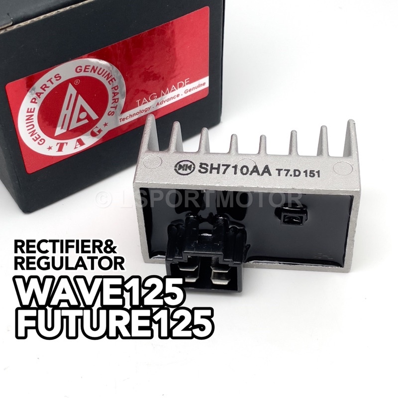 HONDA WAVE125 / FUTURE125 RECTIFIER & REGULATOR (TAG) WAVE FUTURE 125 ...
