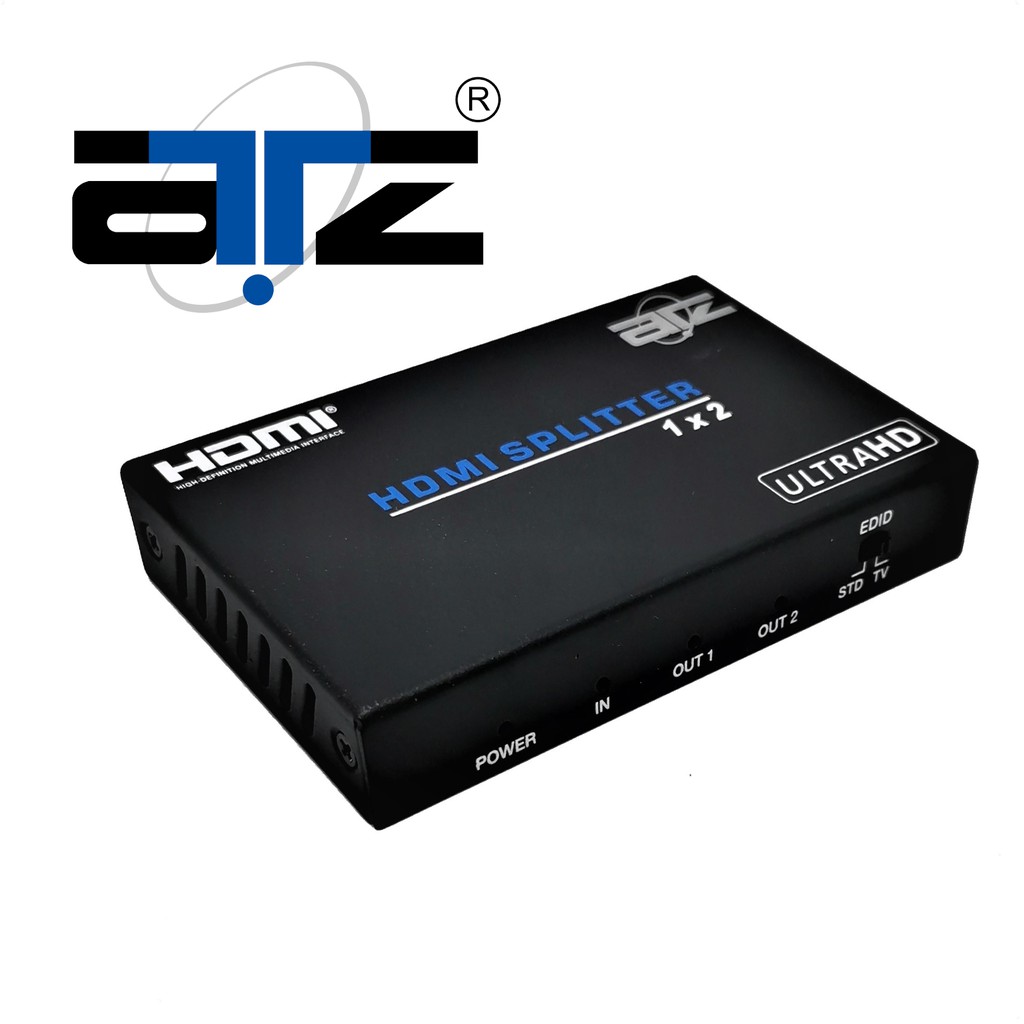 ATZ 2 ports HDMI Splitter V2.0, 4K HDMI Splitter | Shopee Malaysia