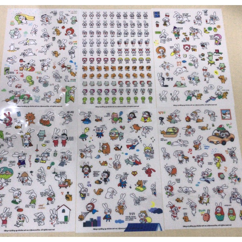 enam keping cute cartoon pelekat | Shopee Malaysia